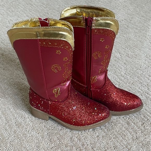 Disney | Shoes | Disney Toy Story Jessie Glitter Cowboy Boots | Poshmark